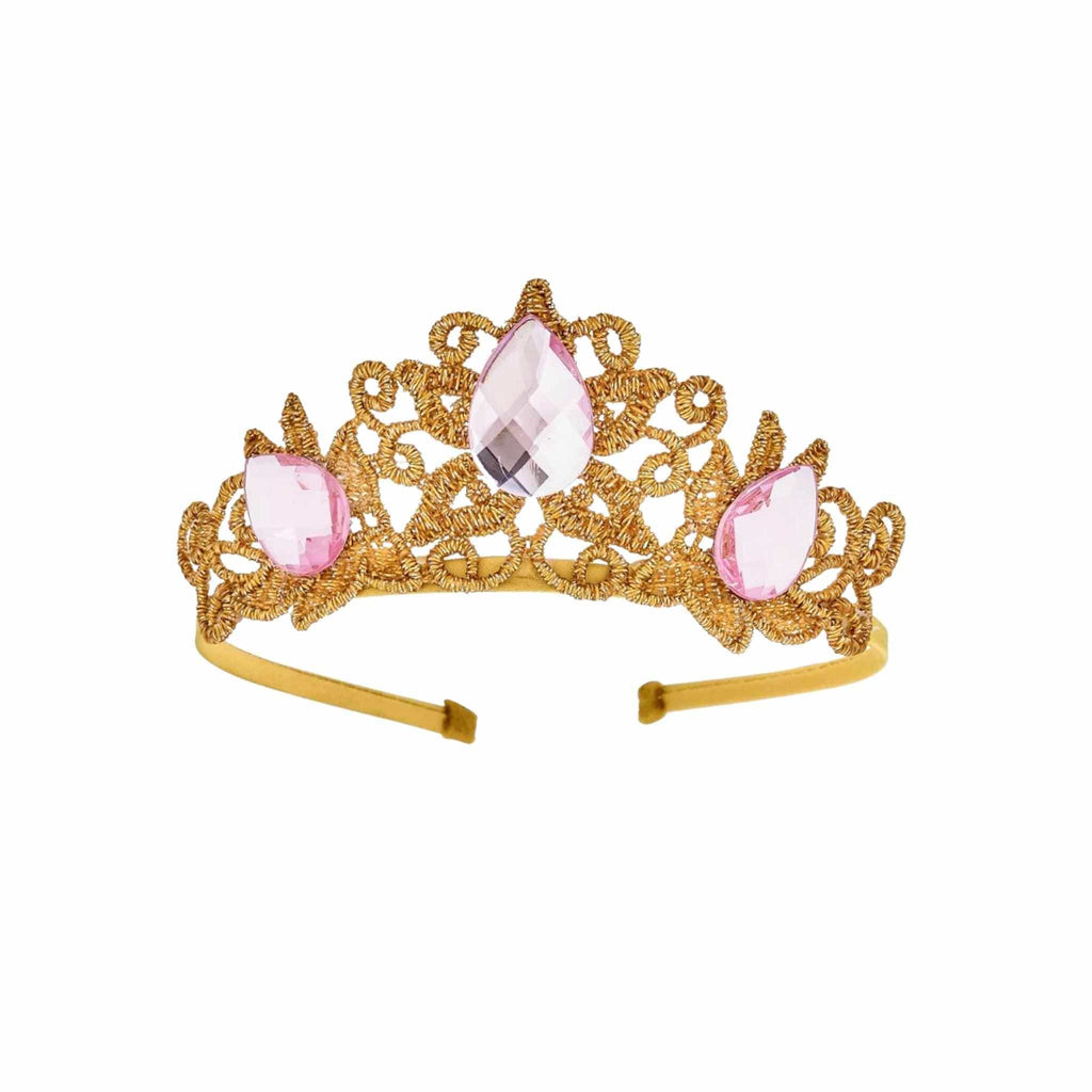 Bailey and Ava Raven Princess Crown - Pink | Baby Riddle