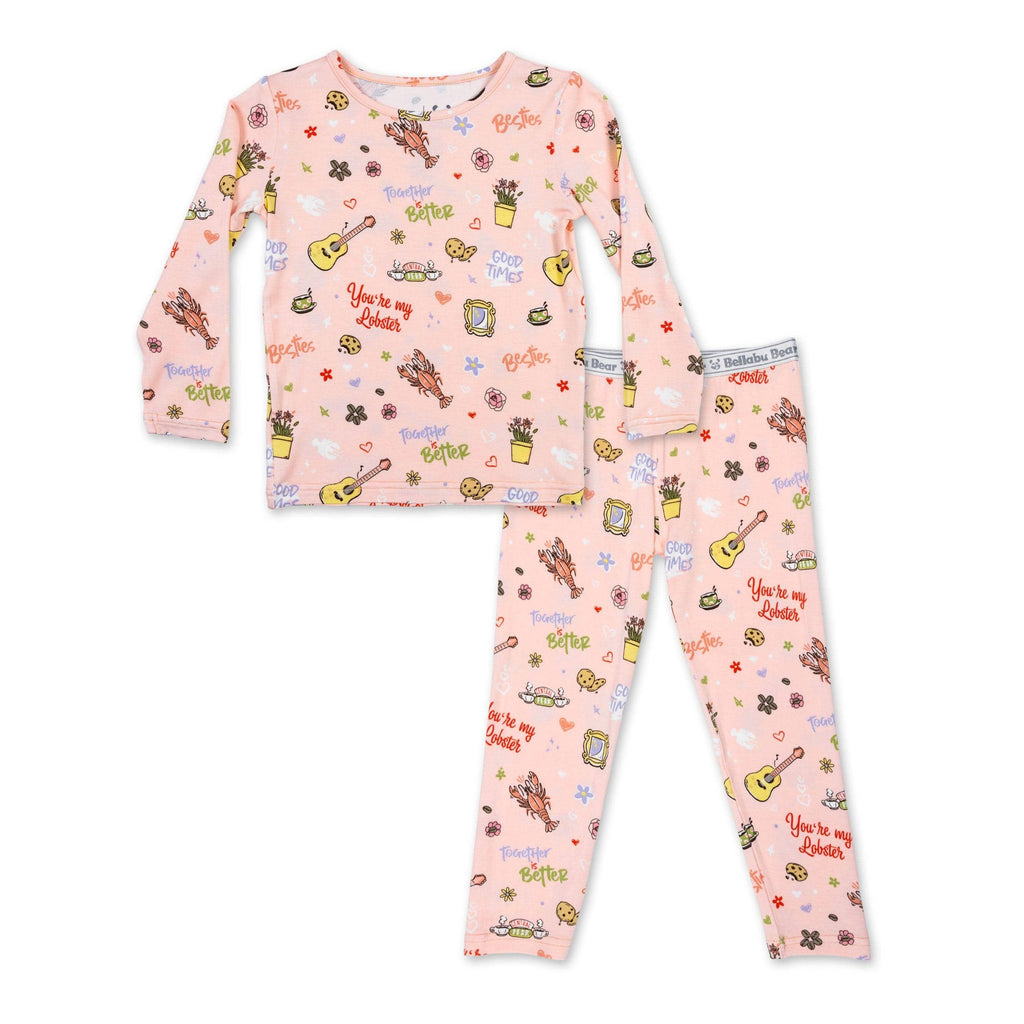 Bamboo Long Sleeve Pajama Set - Friends You're My Lobster | Baby Riddle