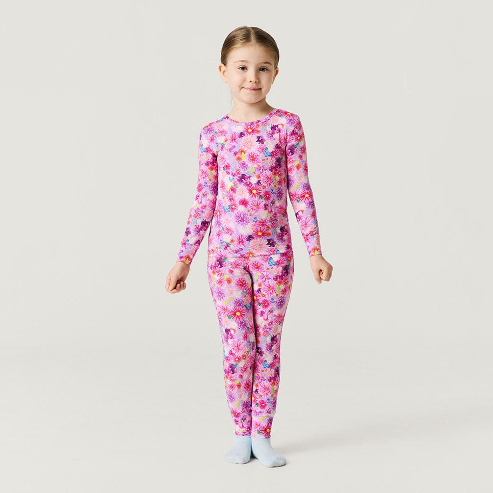 Posh Peanut Long Sleeve Pajama Set - Zinnia | Baby Riddle