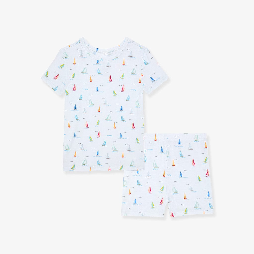 Posh Peanut Short Sleeve Pajama Set with Shorts - Oslow