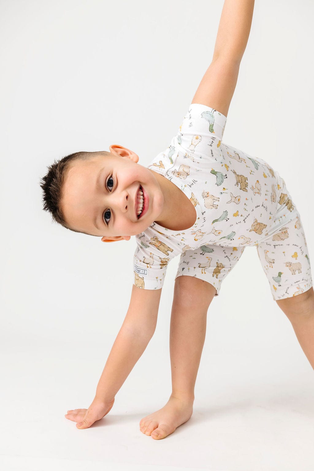 New Birth Bamboo Pajamas Set with Shorts