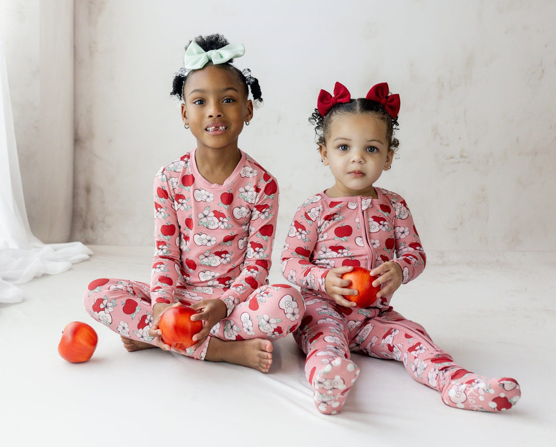 In My Jammers Bamboo Long Sleeve Pajama Set - Love You Cherry Much