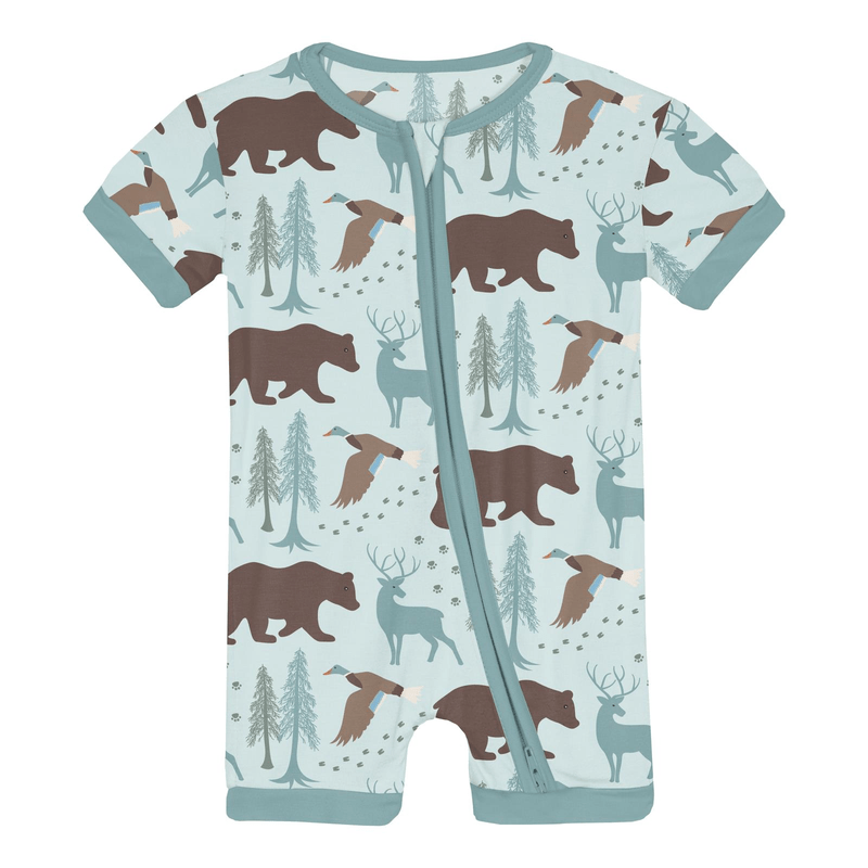 Kickee Pants Shorty Sleeper - Fresh Air Forest Adventure