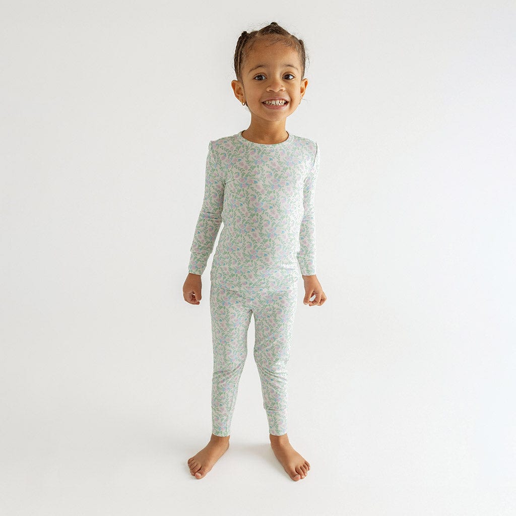 Posh Peanut Long Sleeve Pajama Set - Prairie Floral